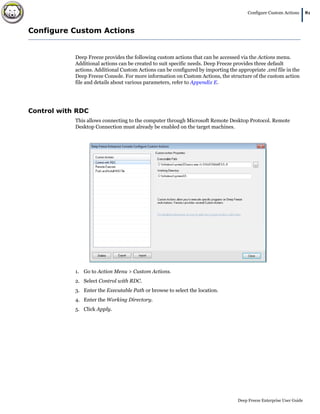 Faronics Deep Freeze Enterprise User Guide | PDF