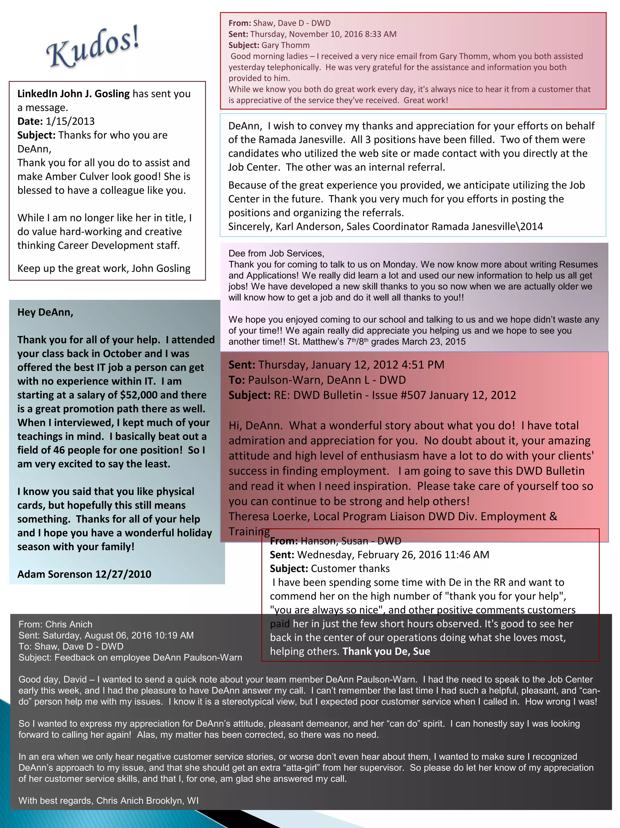 Update Portfolio De 2017 | PPT