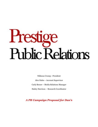 PR Proposal | PDF