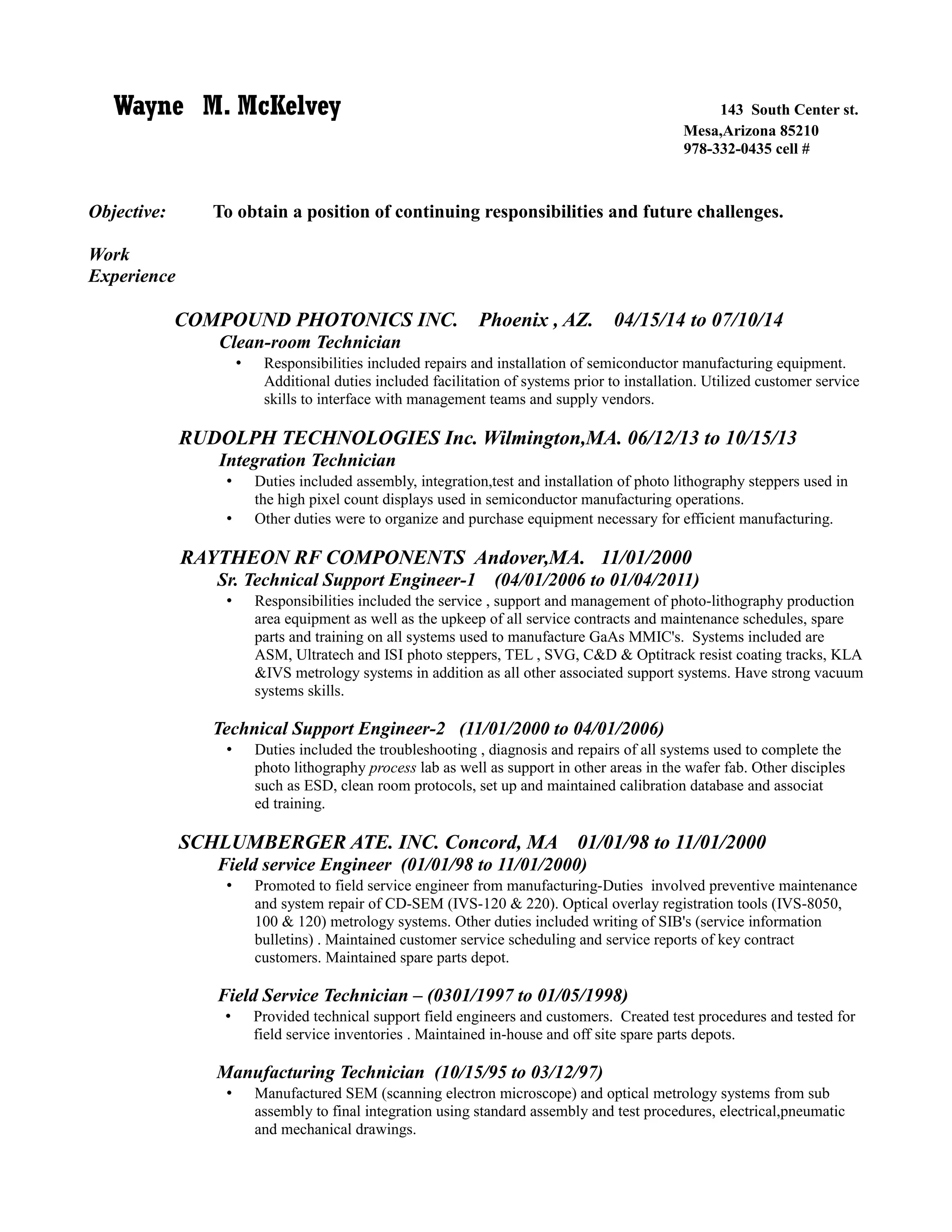 new resume doc | ODT