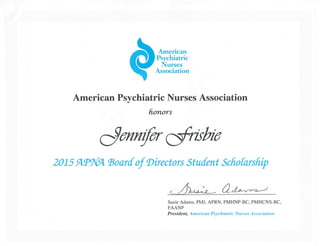 APNA Award Certificate | PPT