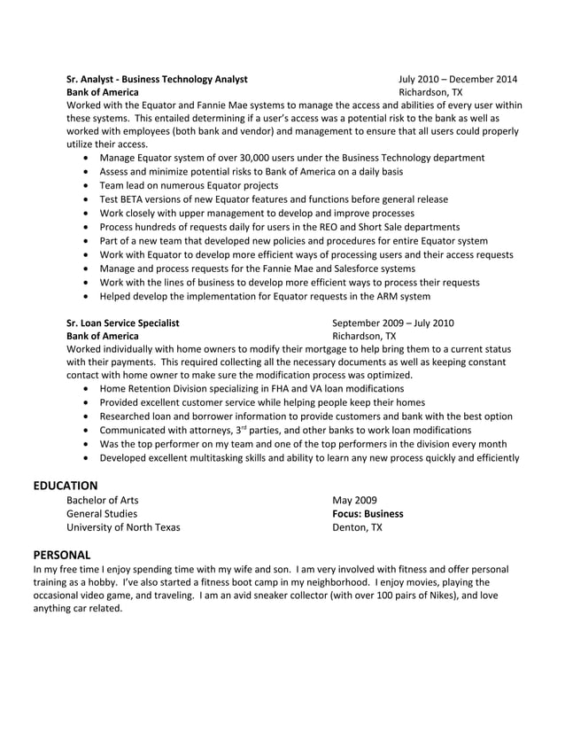 ScottRydell_resume | DOC | Home Financing | Personal Debt