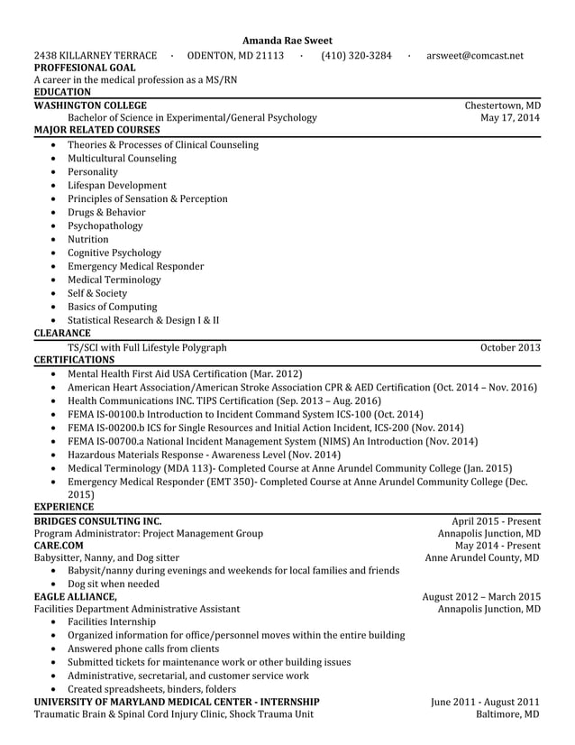 Resume_Amanda Sweet | DOC