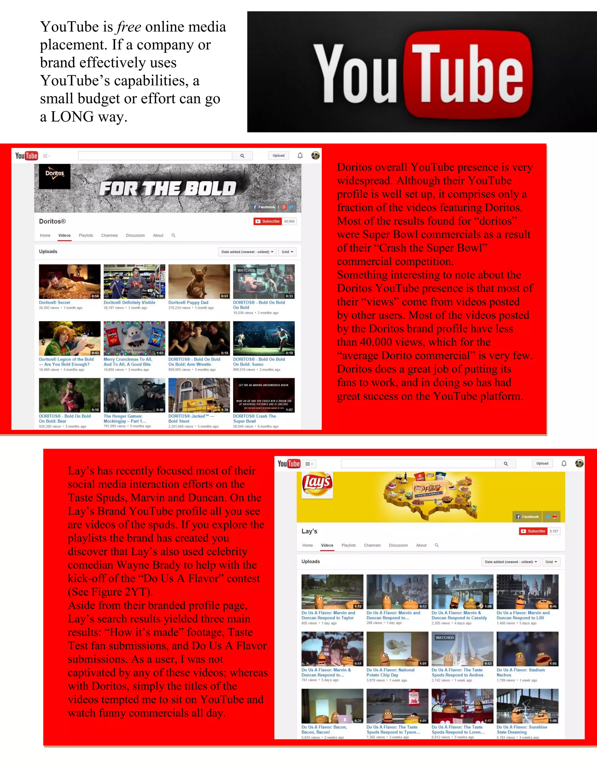 Doritos vs Lay's Social Media | PDF