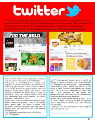 Doritos vs Lay's Social Media | PDF