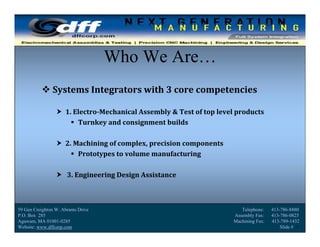 DFF Corporation Systems Integrators | PPT