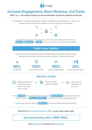 Traqli.one-sheeter | PDF | Technology & Computing