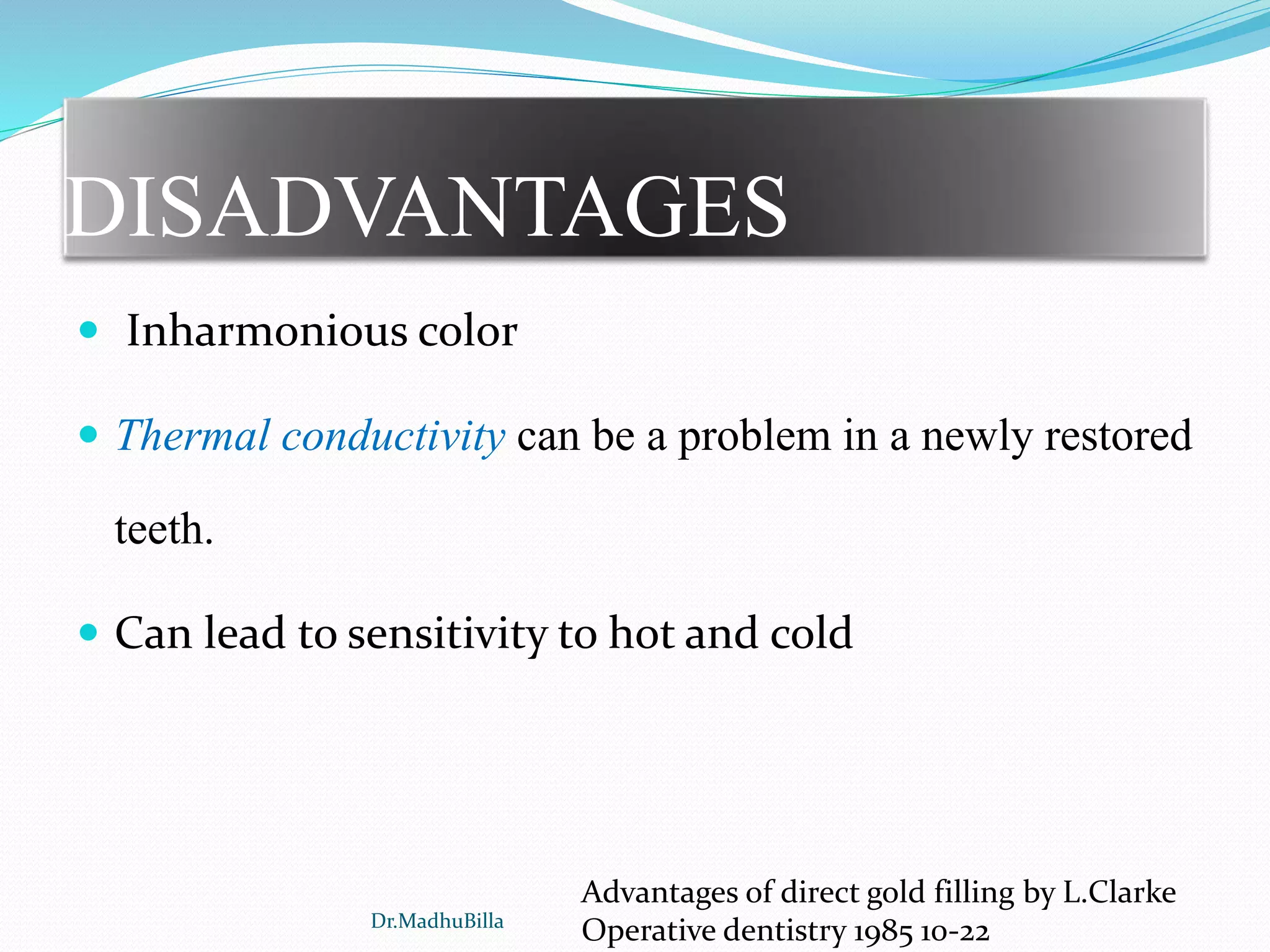 Direct Filling Gold | PPTX