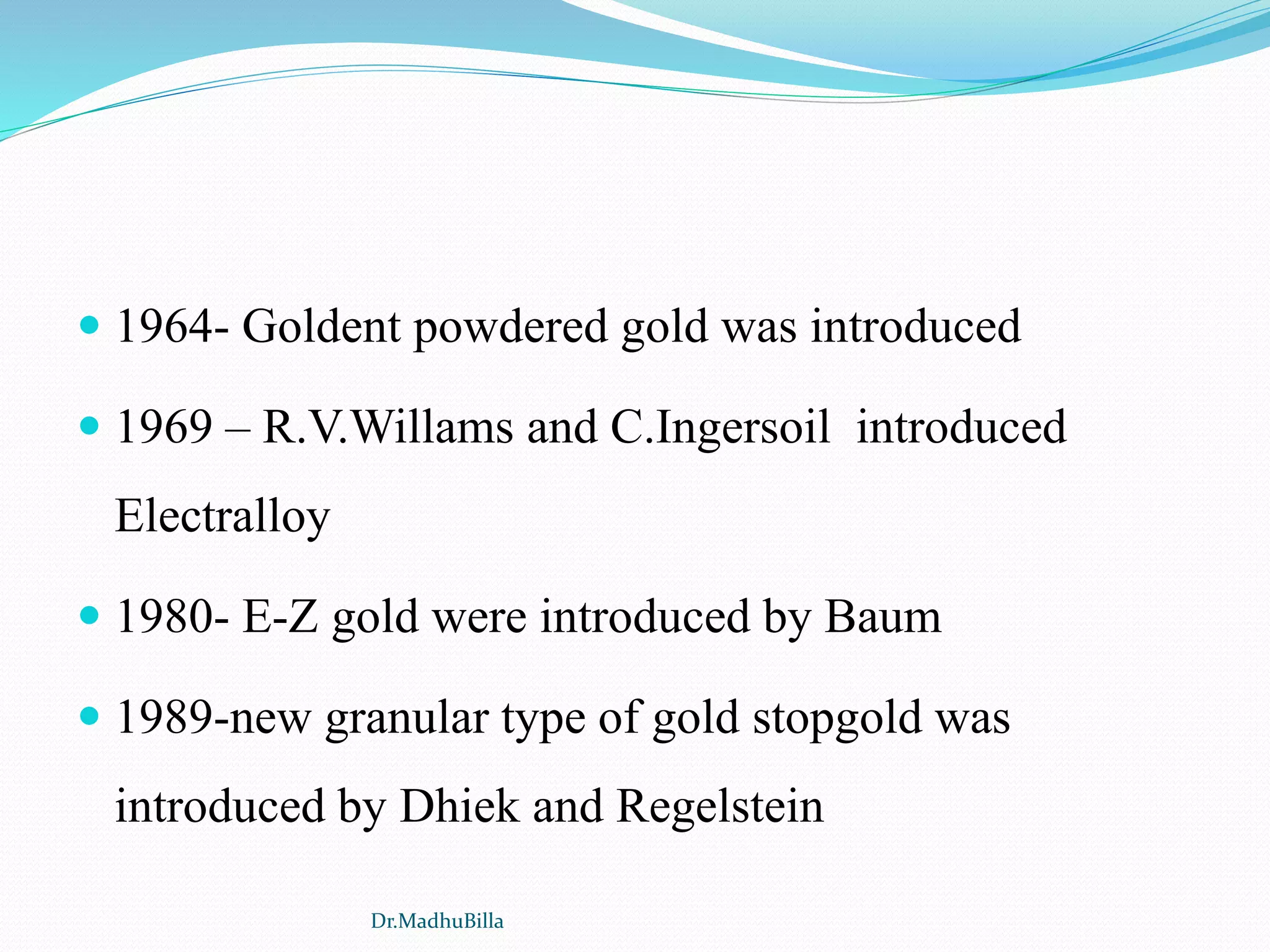 Direct Filling Gold | PPTX