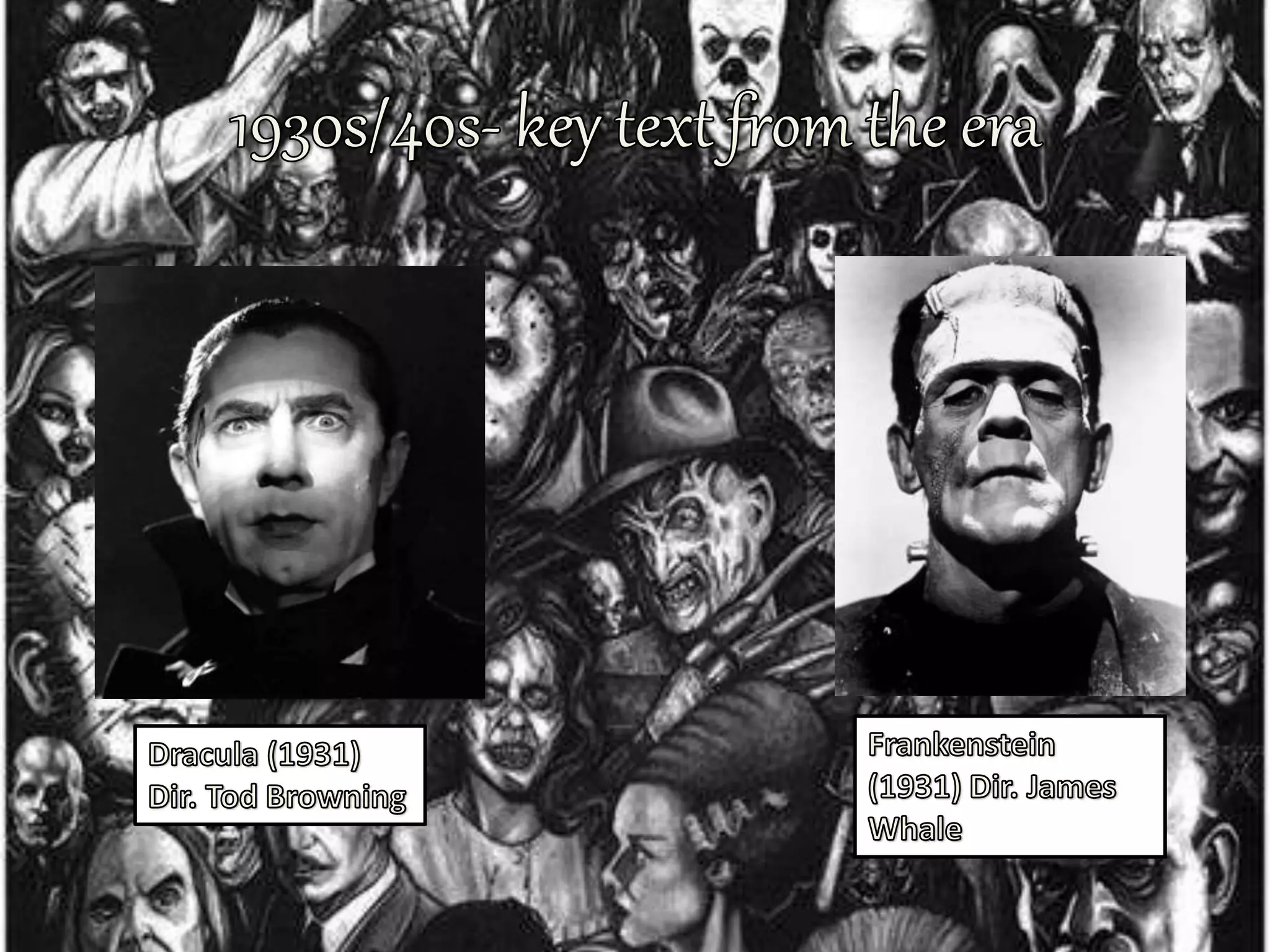 Timeline of Horror movies | PPT