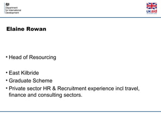 DFID Graduate Development Scheme | PPT