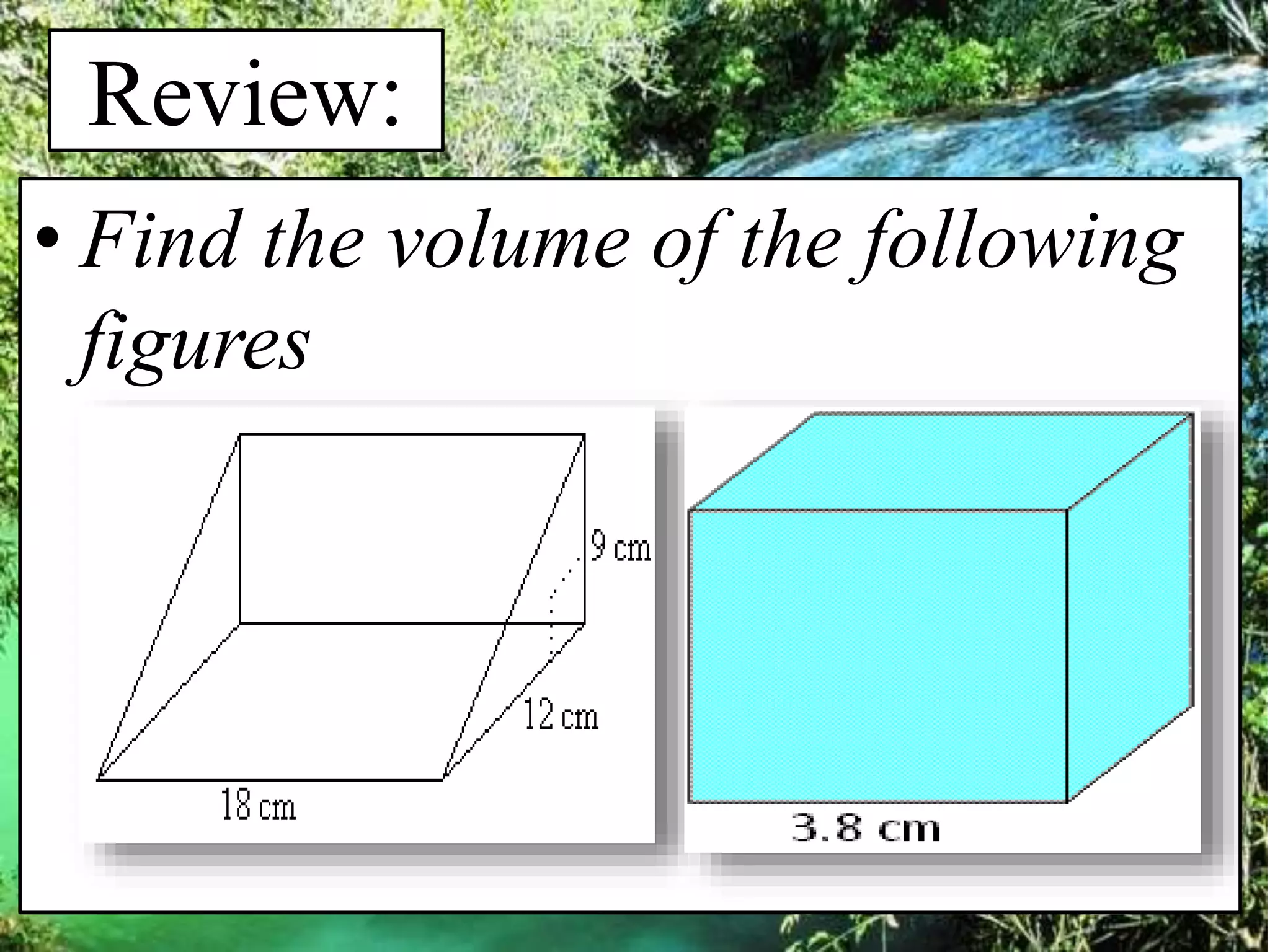 DFINDING THE VOLUME OF SPHERE, CONE, CYLINDER.pptx