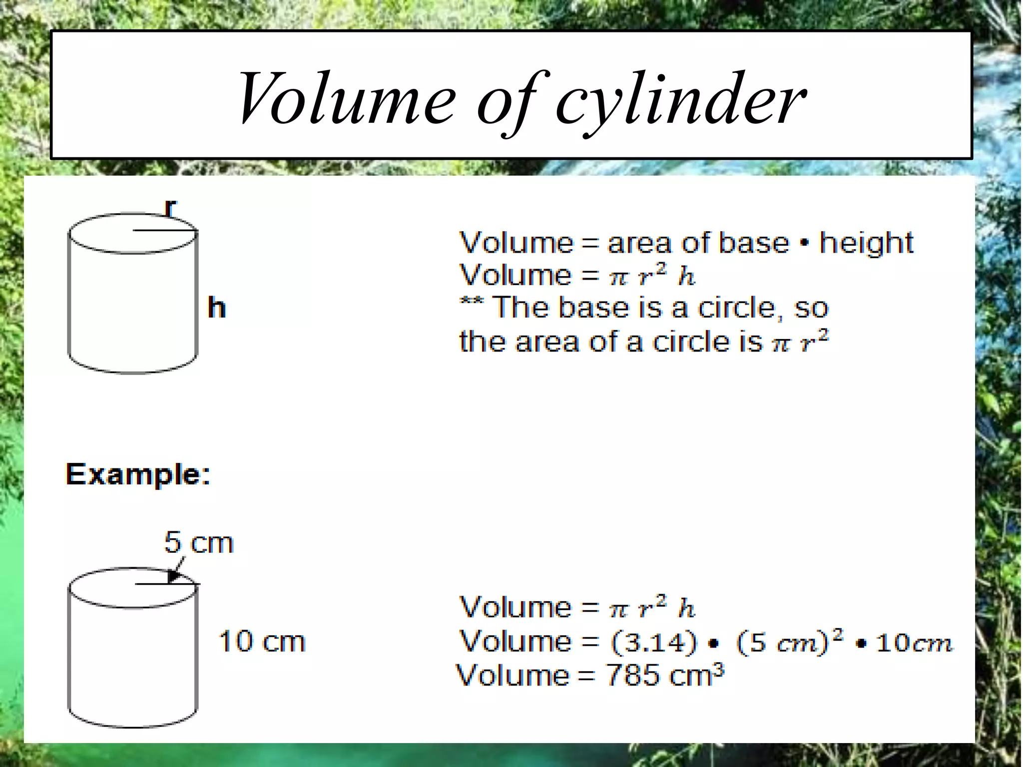 DFINDING THE VOLUME OF SPHERE, CONE, CYLINDER.pptx