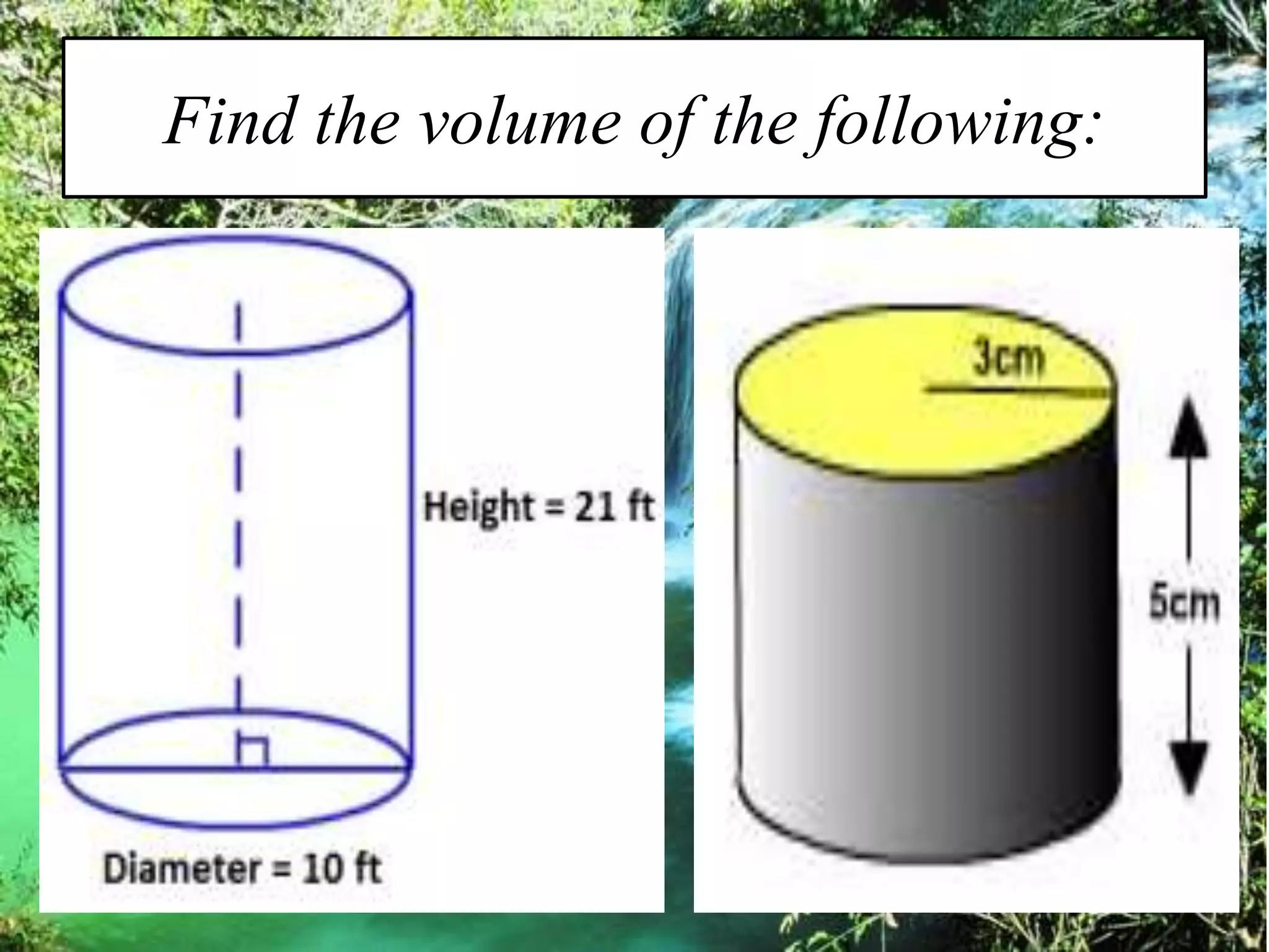 DFINDING THE VOLUME OF SPHERE, CONE, CYLINDER.pptx