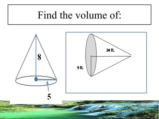 DFINDING THE VOLUME OF SPHERE, CONE, CYLINDER.pptx