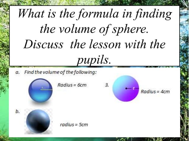 DFINDING THE VOLUME OF SPHERE, CONE, CYLINDER.pptx