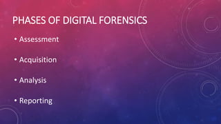 Brief introduction to digital forensics | PPTX