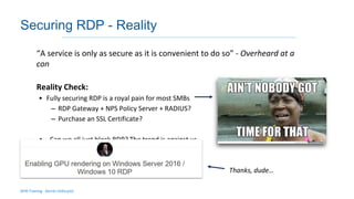DFIR Training: RDP Triage | PPTX
