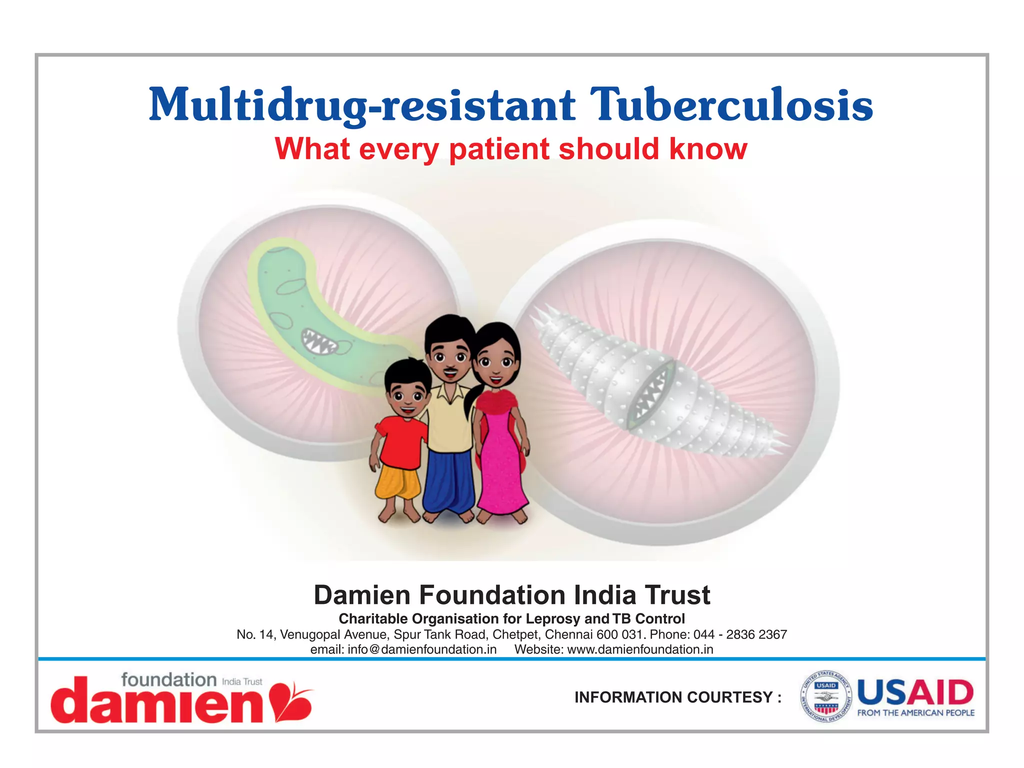 Multidrug-resistant Tuberculosis - What every patient should know ...