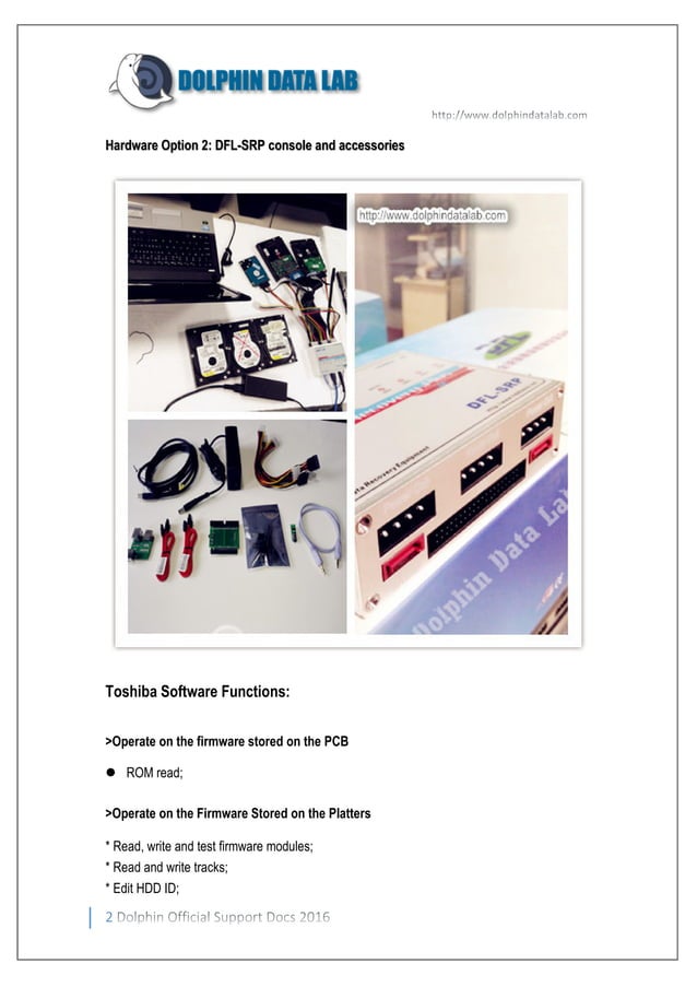 DFL Toshiba Fujitsu HDD Firmware Repair Tool Datasheet 2019 | PDF