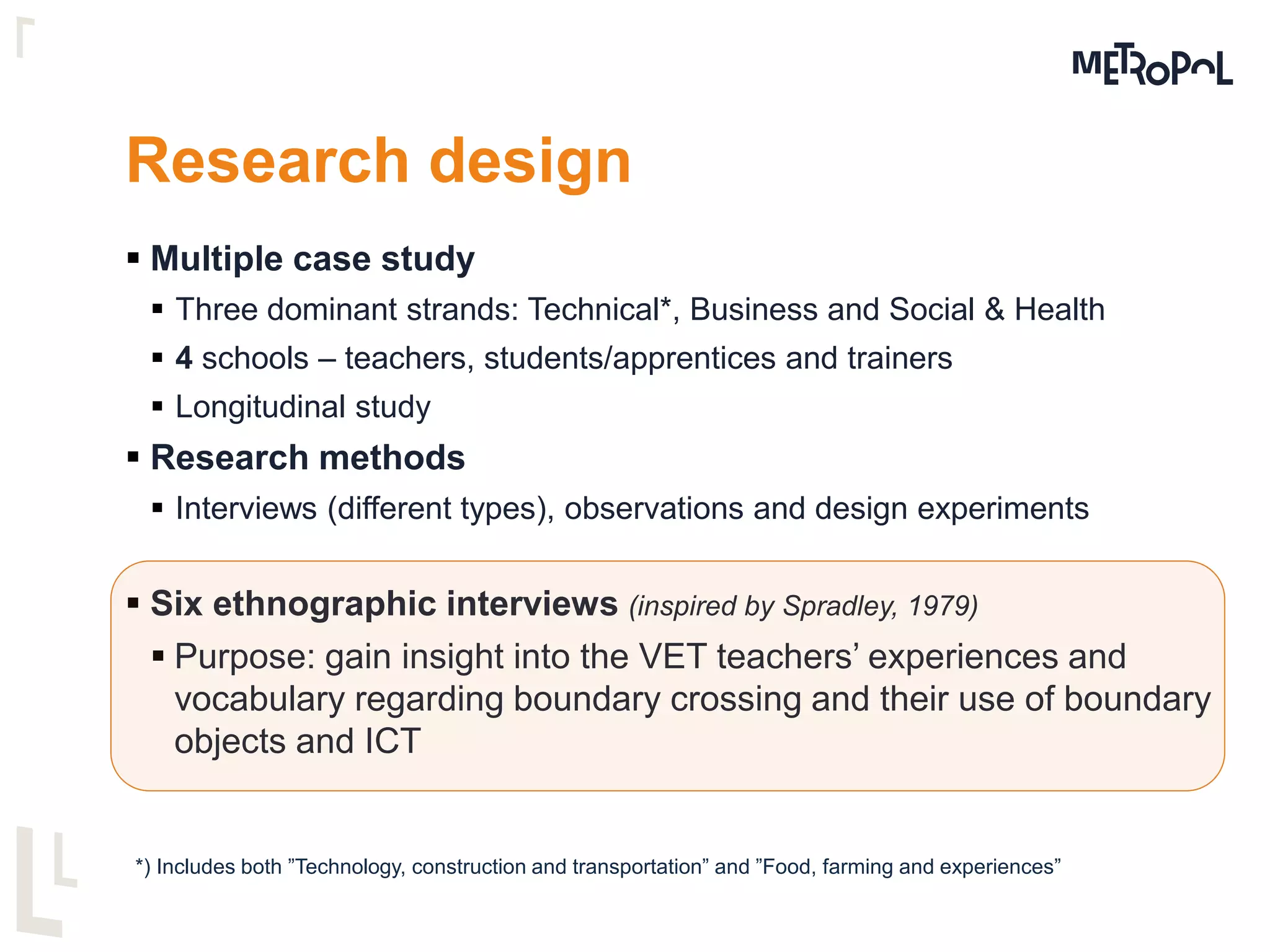 Challenges in designing for horizontal learning - in the Danish VET ...