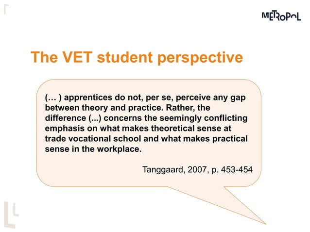 Challenges in designing for horizontal learning - in the Danish VET ...
