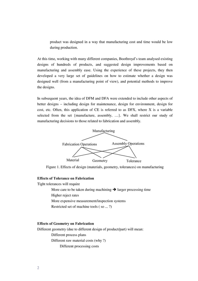 Difference between DFM, DFA, DFMA with good explanation | PDF ...