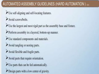 Design of Assembly Methods | PPT