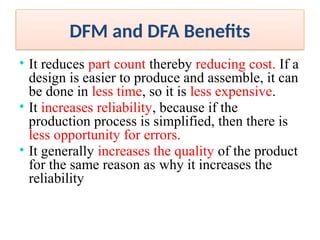 Design for Manufacturing and Assembly (DFMA) Part -II.pptx