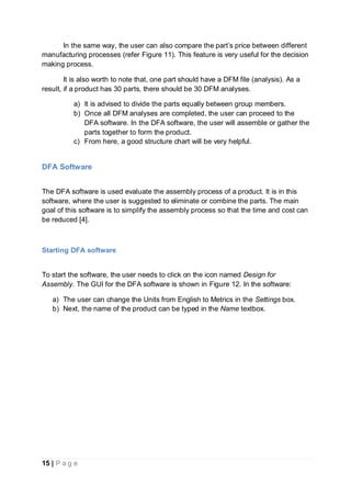 Dfma lab module (1) | PDF