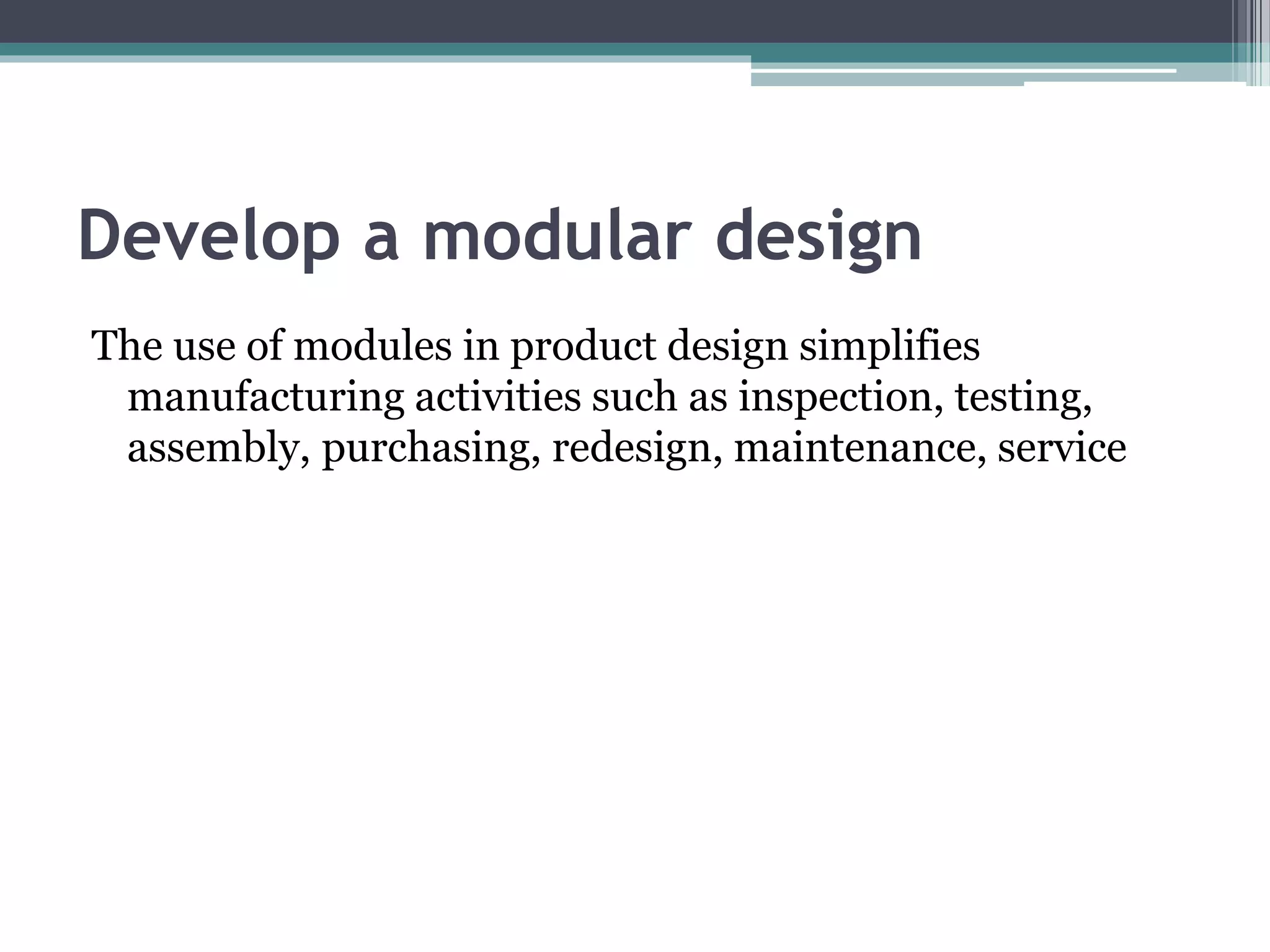 DFMA design for manufacturing and assembly | PPTX