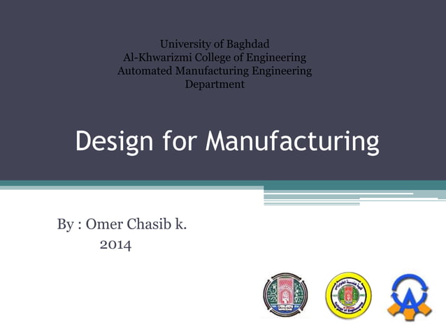 DFMA design for manufacturing and assembly | PPTX | Mechanical and Industrial Engineering ...