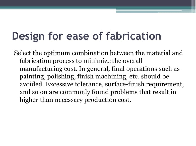 DFMA design for manufacturing and assembly | PPTX | Mechanical and Industrial Engineering ...