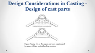 Design of castings and selection of the parting line | PPTX