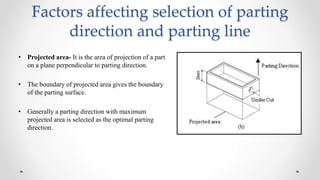 Design of castings and selection of the parting line | PPTX