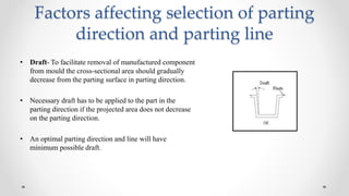 Design of castings and selection of the parting line | PPTX
