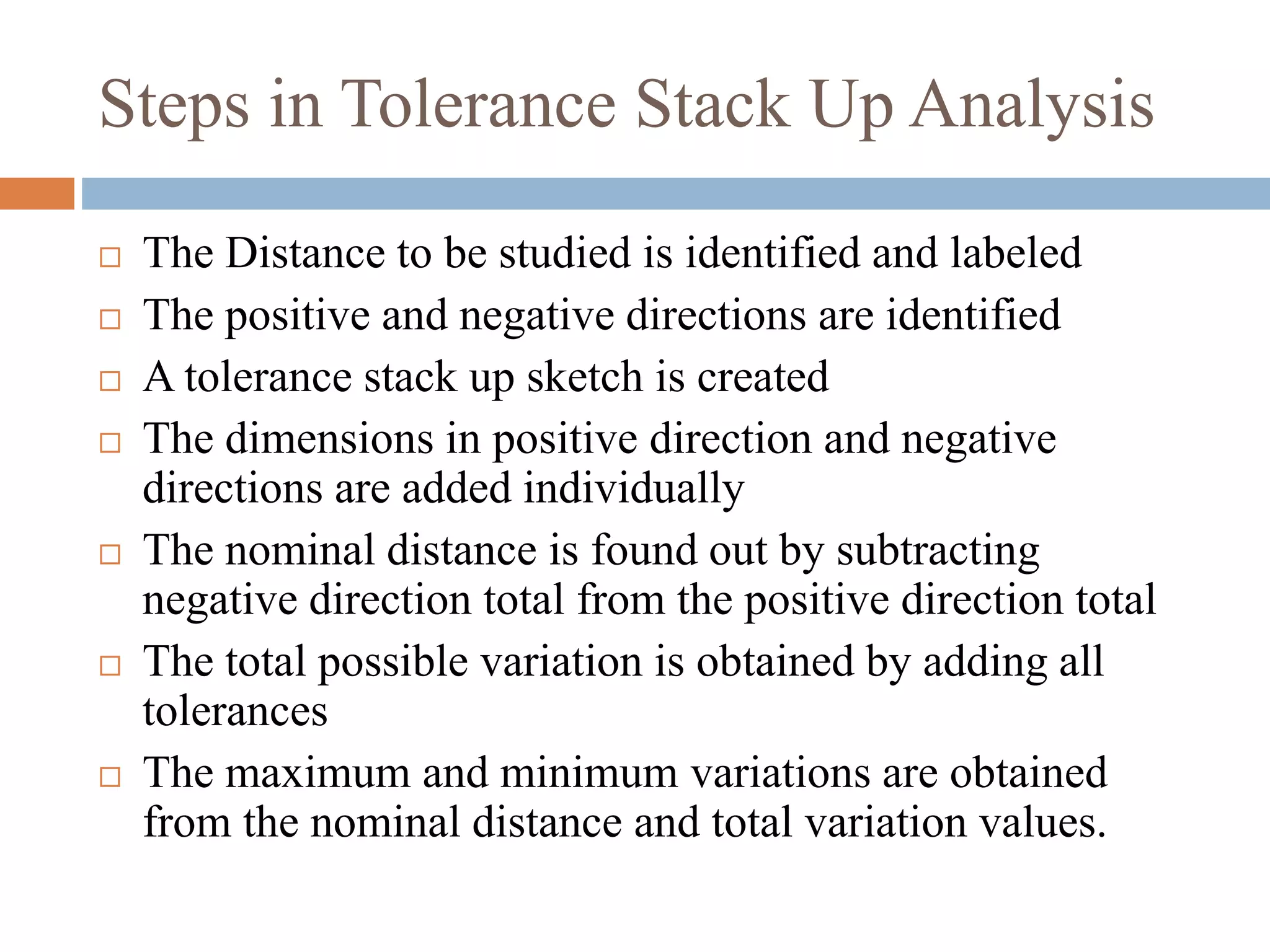 tolerance stack up analysis | PPTX