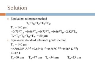 tolerance stack up analysis | PPTX