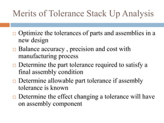 tolerance stack up analysis | PPTX
