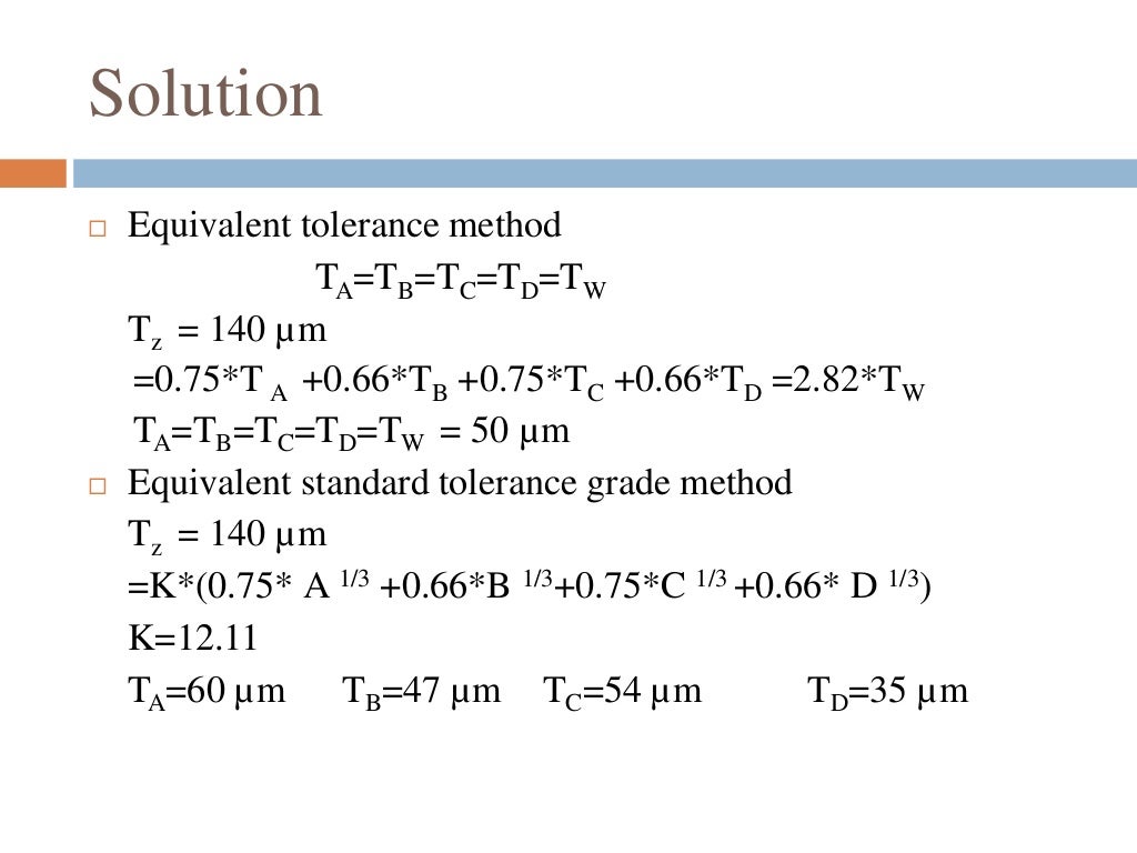 tolerance stack up analysis