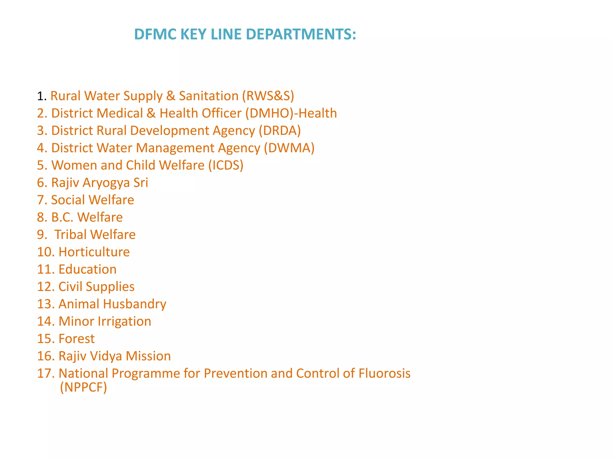 District Fluoride Monitoring Centre DFMC Nalgonda | PPTX