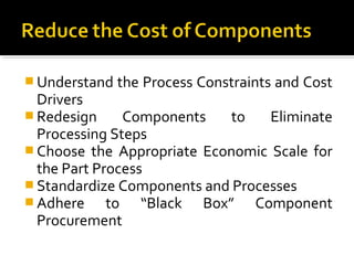 DFM Design Principles | PPT