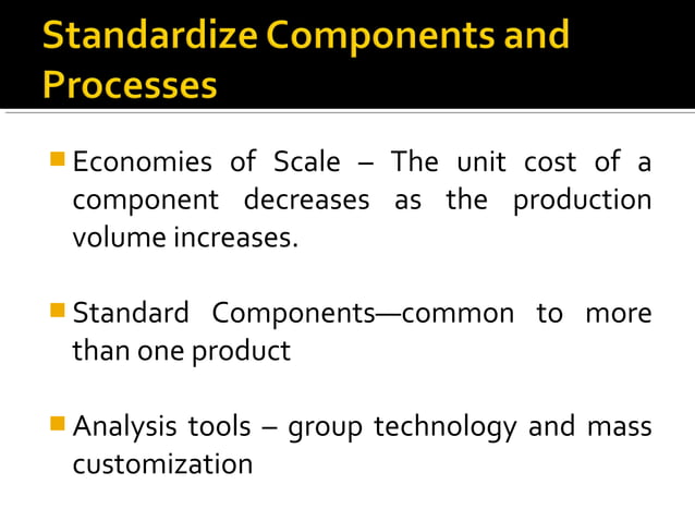 DFM Design Principles | PPT