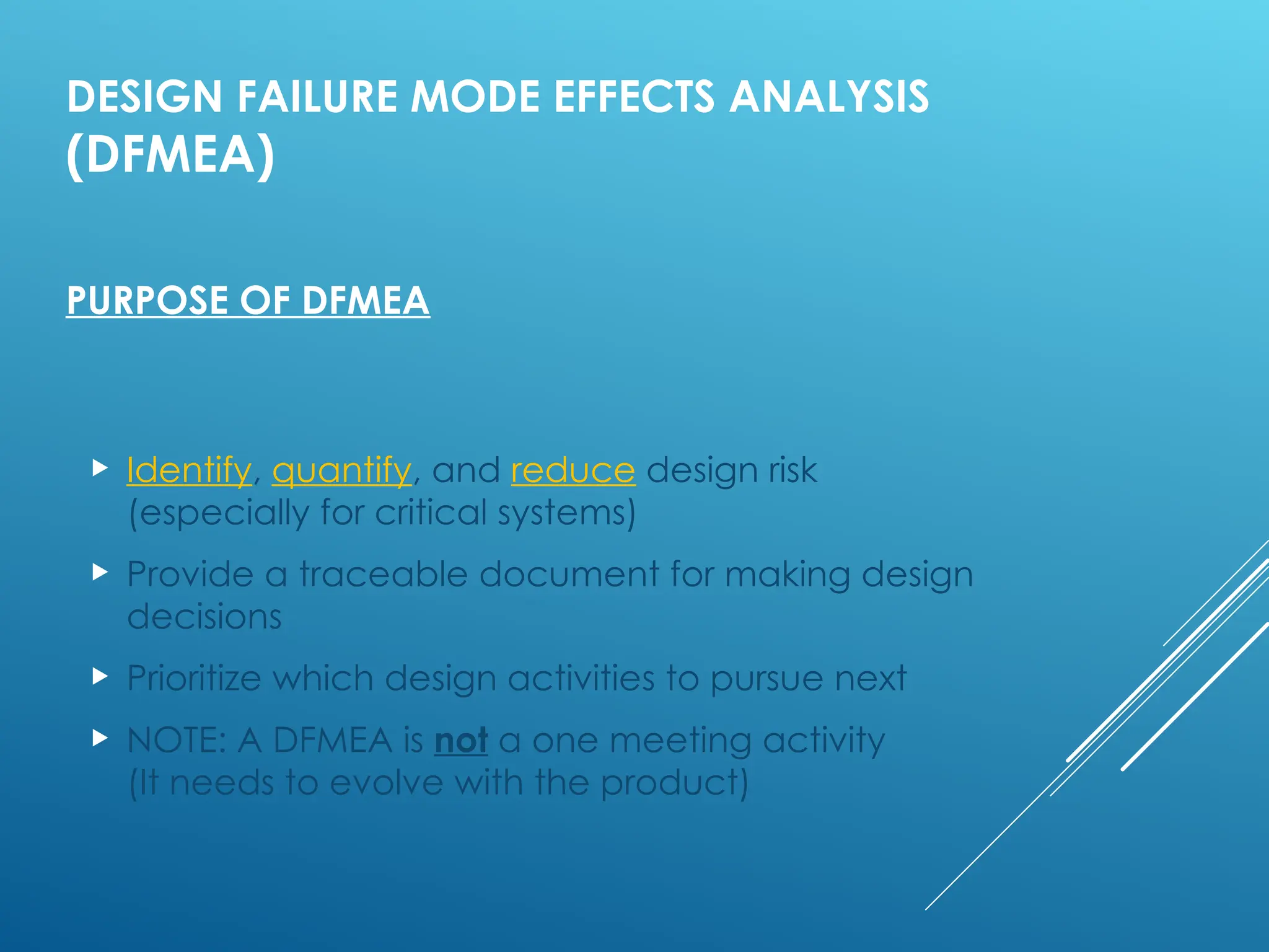 Design failure mode effect analysis slides | PPT Design failure mode effect analysis slides | PPT