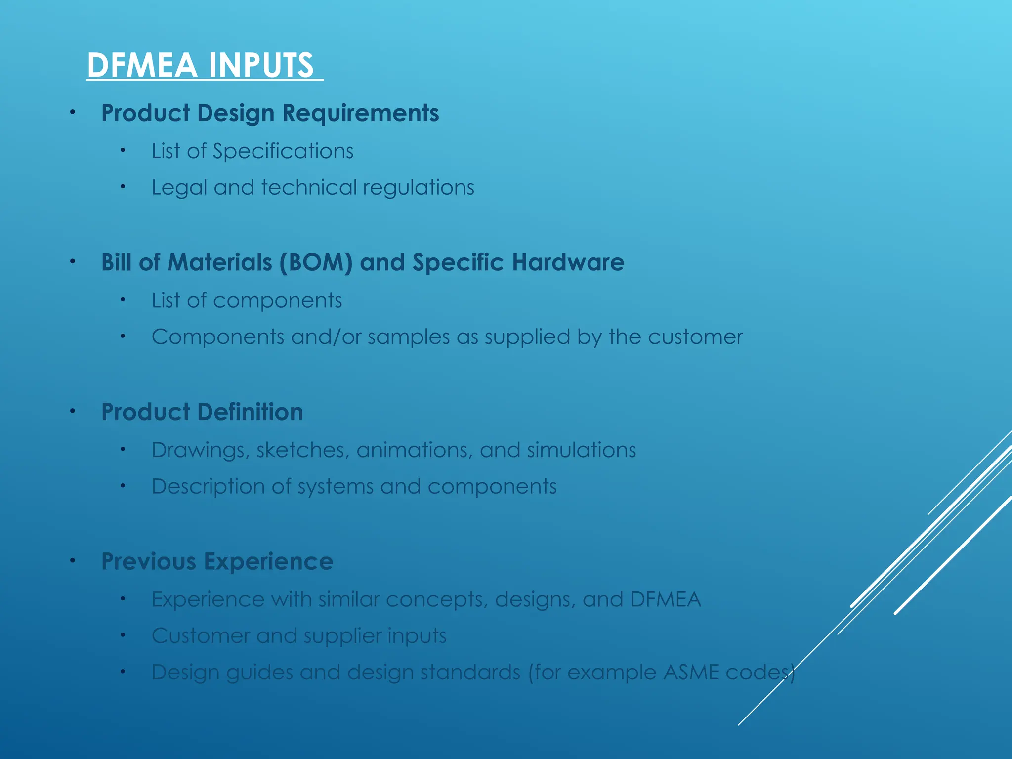 Design failure mode effect analysis slides | PPT