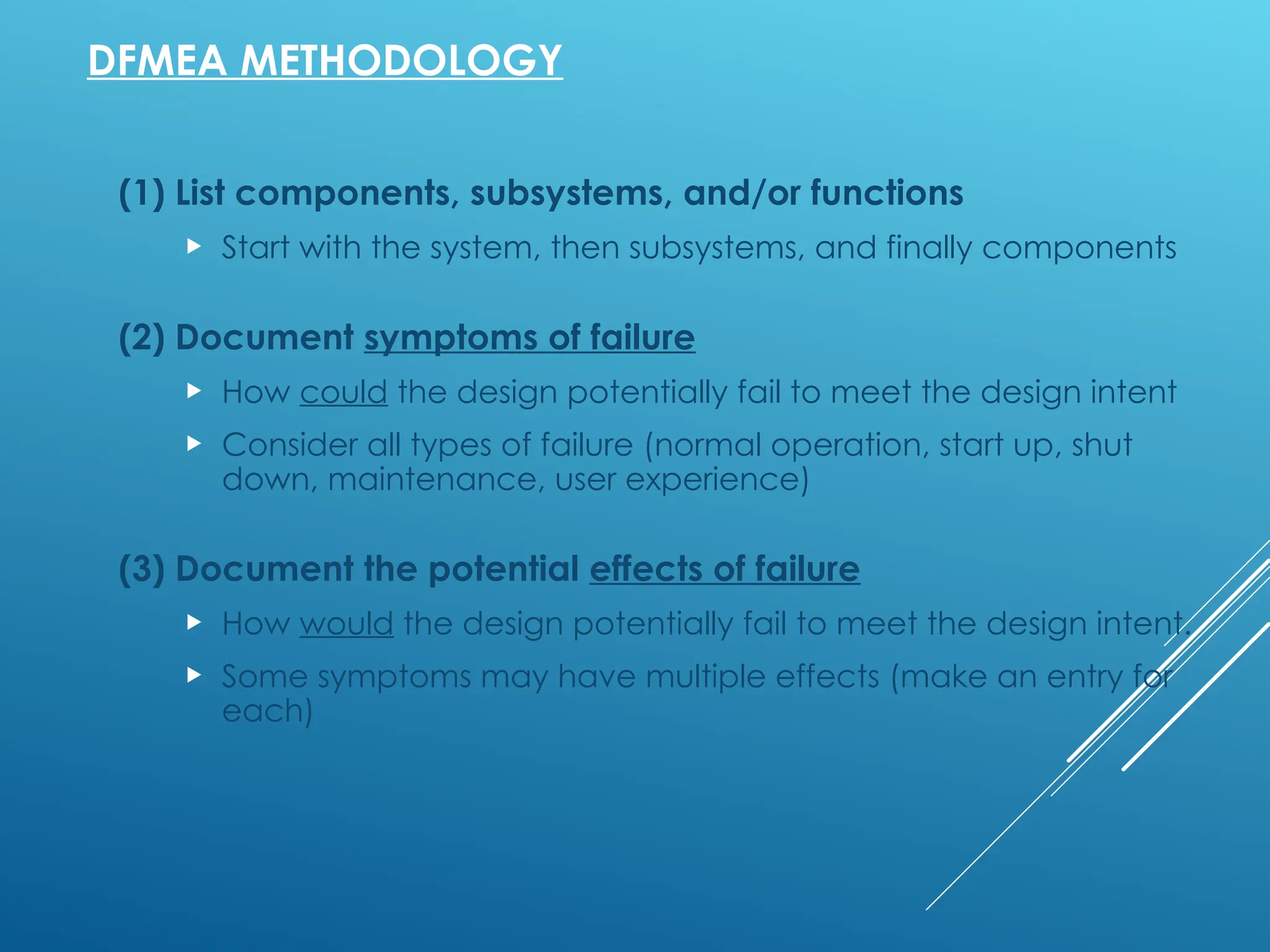 Design failure mode effect analysis slides | PPT