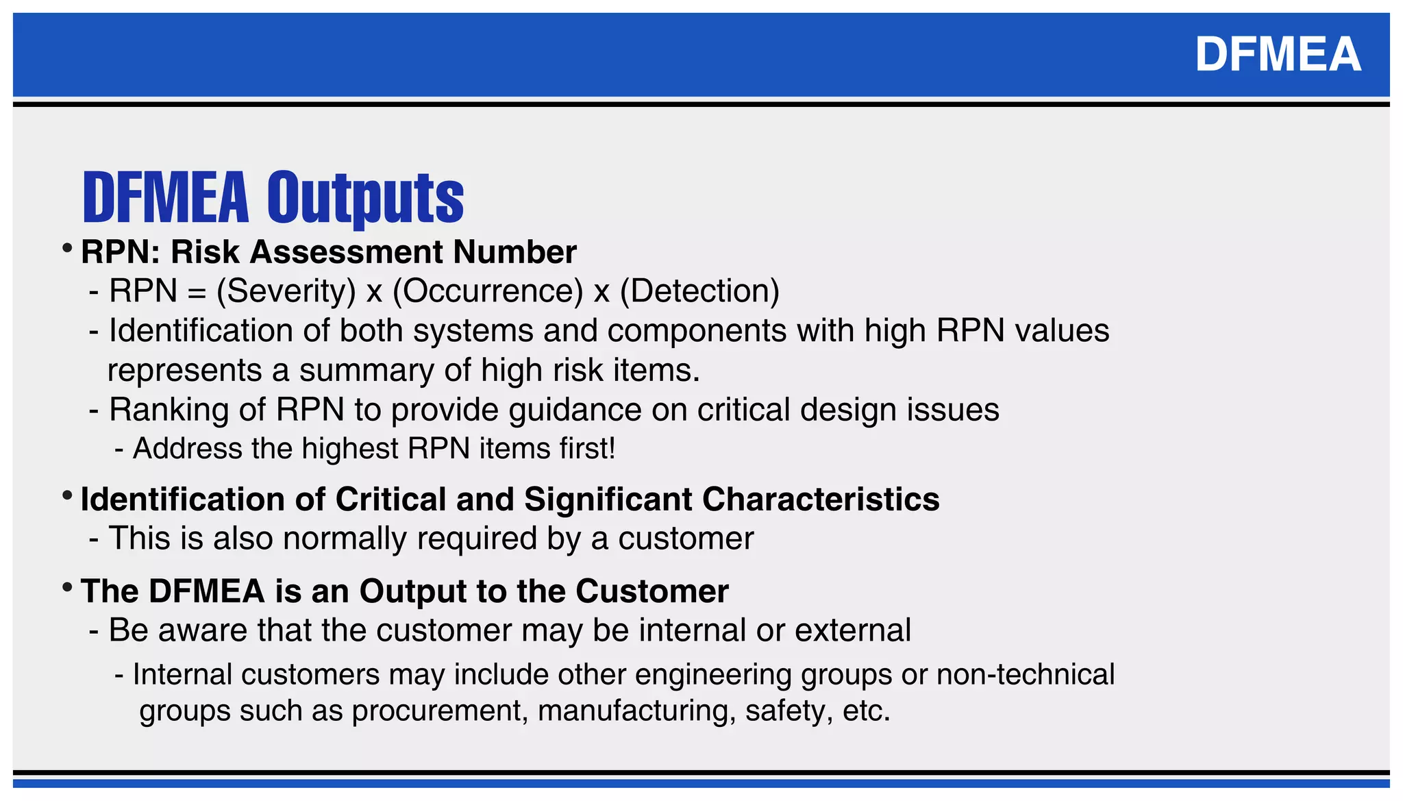 PPT ON DESIGN FAILURE MODE AND EFFECT ANALYSIS (DFMEA) | PDF