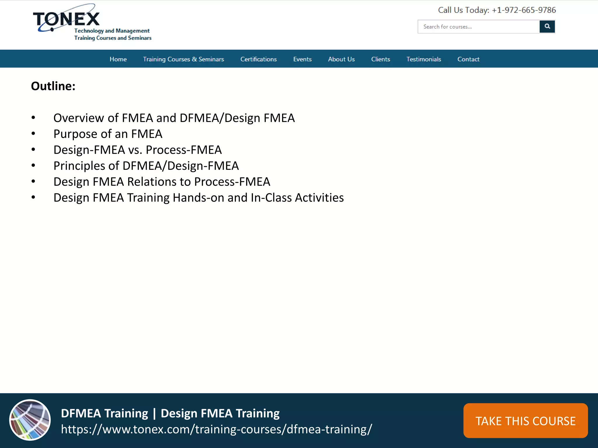 DFMEA Training, Design FMEA Training | PPTX