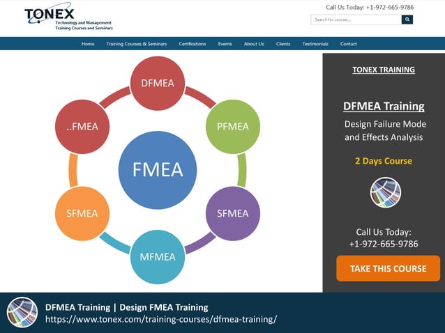DFMEA Training, Design FMEA Training | PPTX