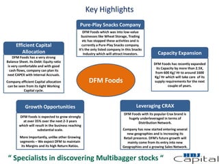 Dfm foods hbj capital | PDF